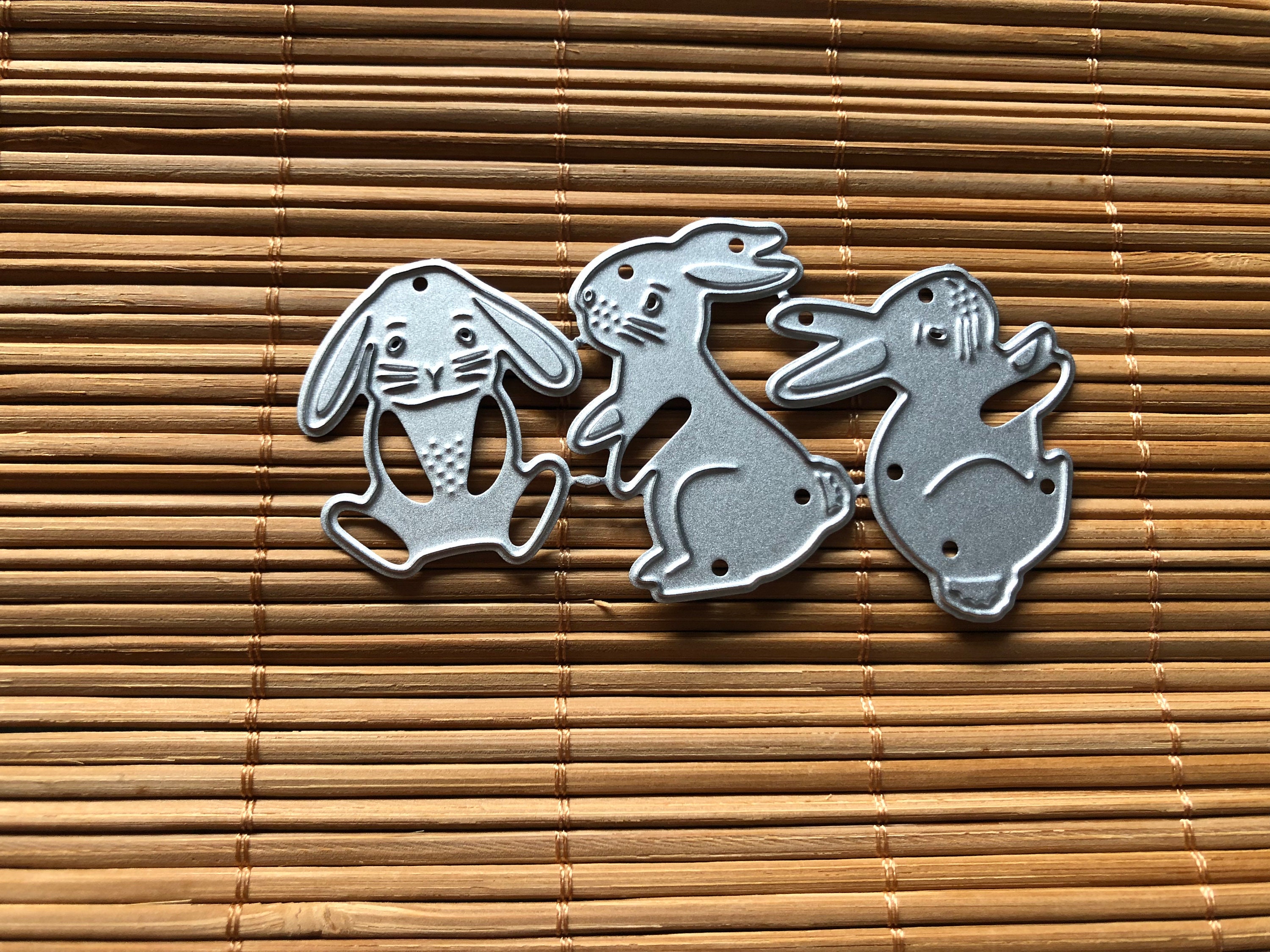 Embossing Stencil Punching Stencil Bunny Rabbits Easter Crafts ...