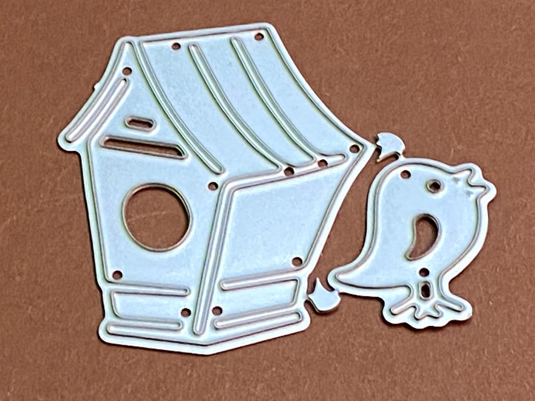 Embossing Stencil Bird Birdcage, Punching Stencil - Etsy