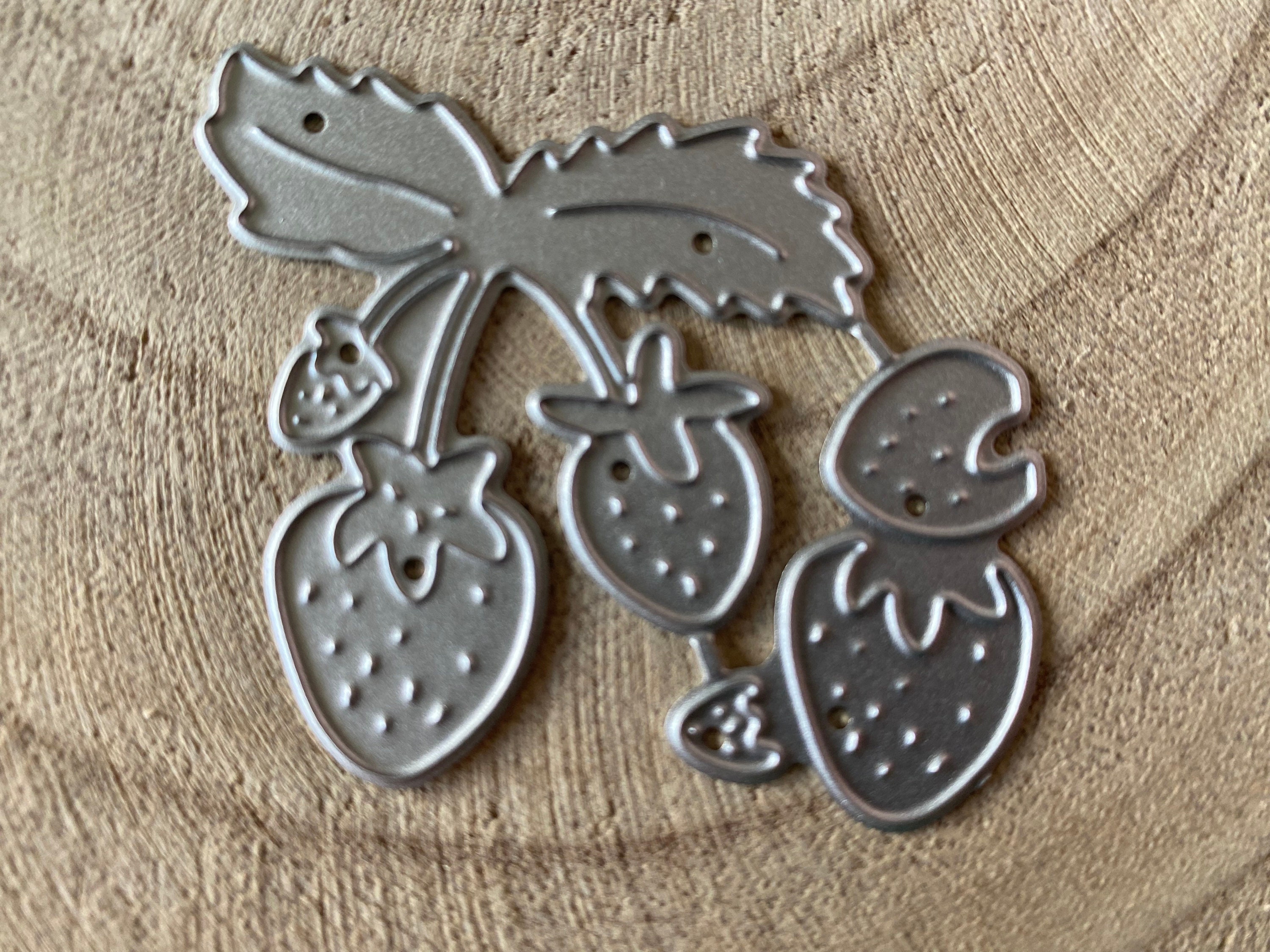 Embossing Stencil Cutting Stencil Strawberries Embossing Punching ...