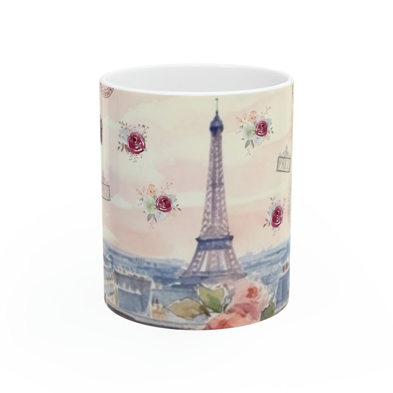 French Mug, Stylish Trendy Mug, Paris Design, Romantic Mug, European ...