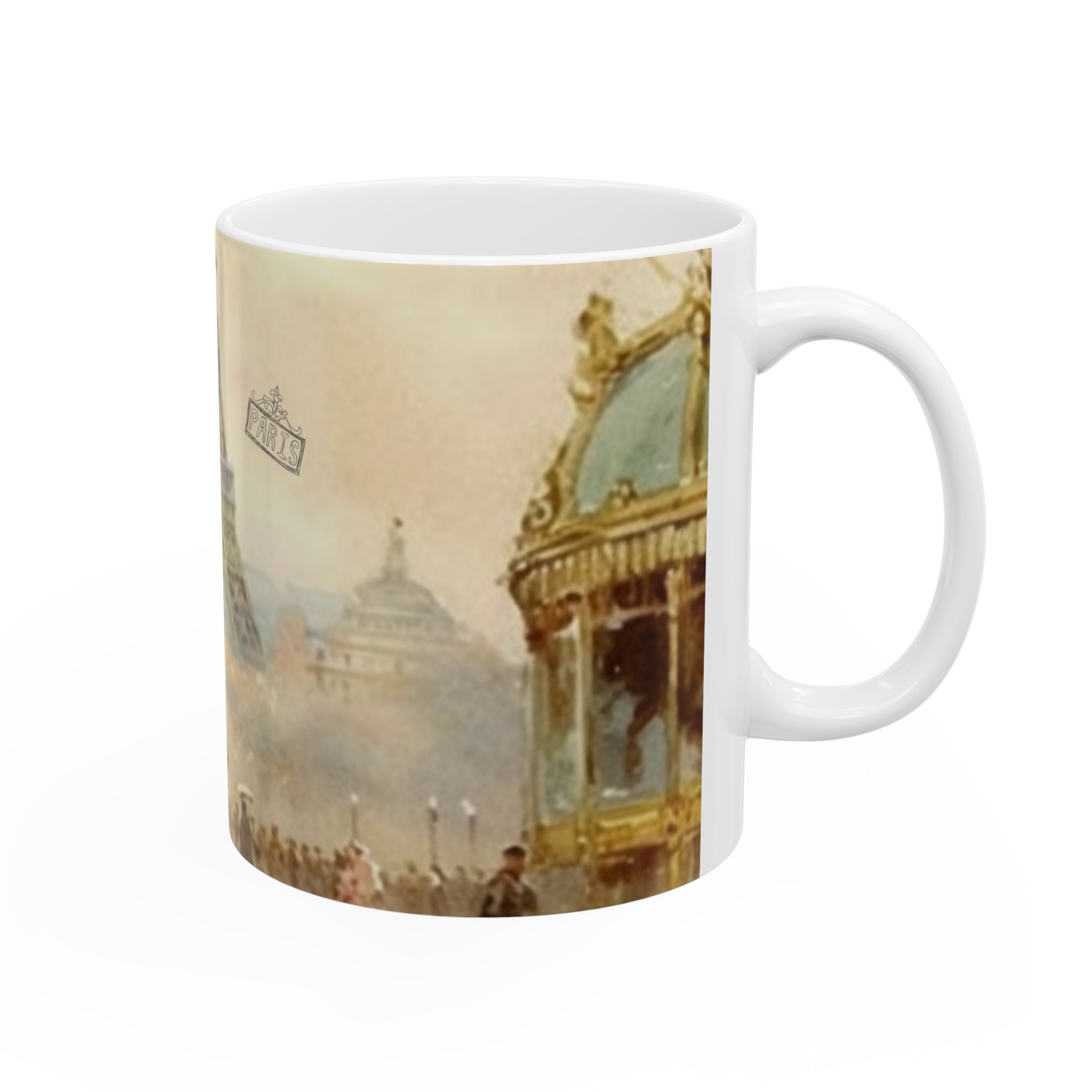 French Mug, Stylish Trendy Mug, Paris Design, Romantic Mug, European ...