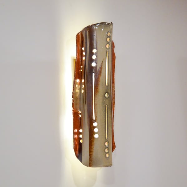 Ceramic Wall Sconce - Etsy