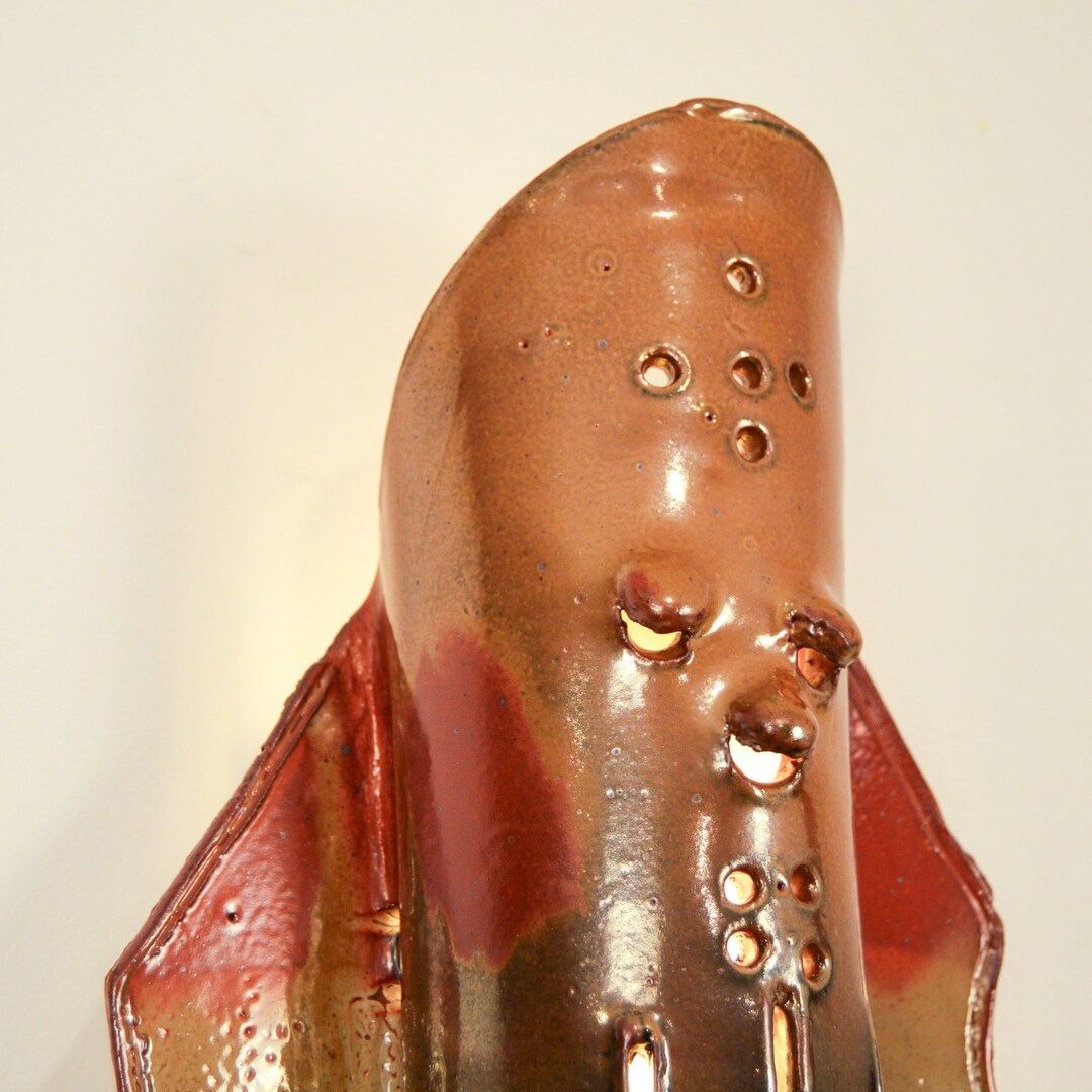 Artistic Ceramic Tube Sconce | Designer Wall Light - Etsy