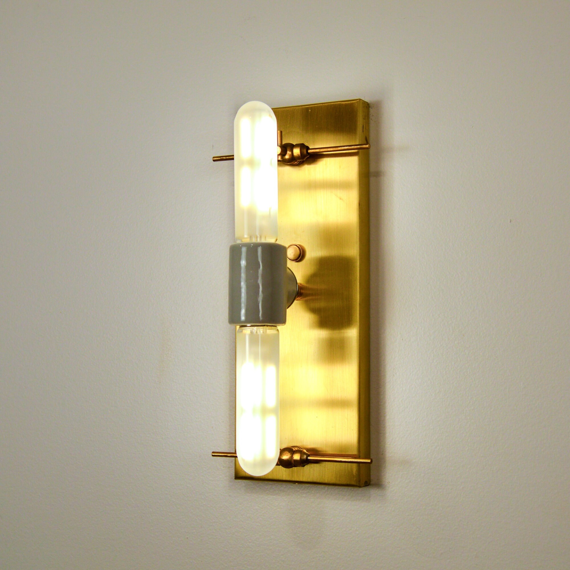 Artistic Ceramic Tube Sconce | Designer Wall Light - Etsy