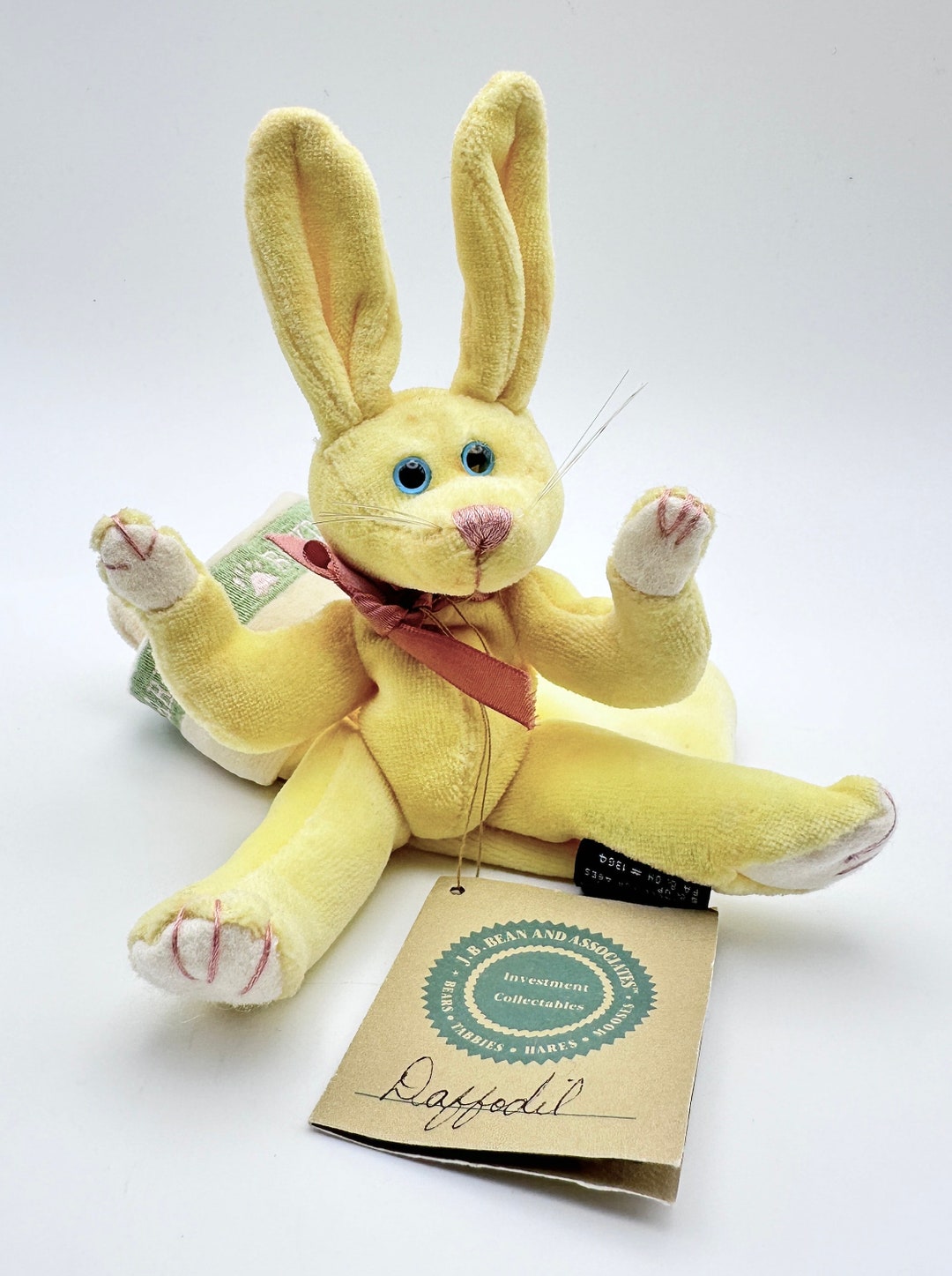 Boyds Hares Bunny Rabbit With Stocking (daffodil) - Etsy