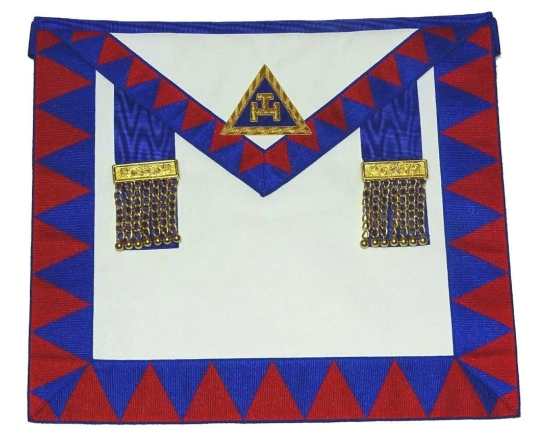 Masonic Regalia Lambskin Leather Holy Royal Arch Provincial Apron RA ...