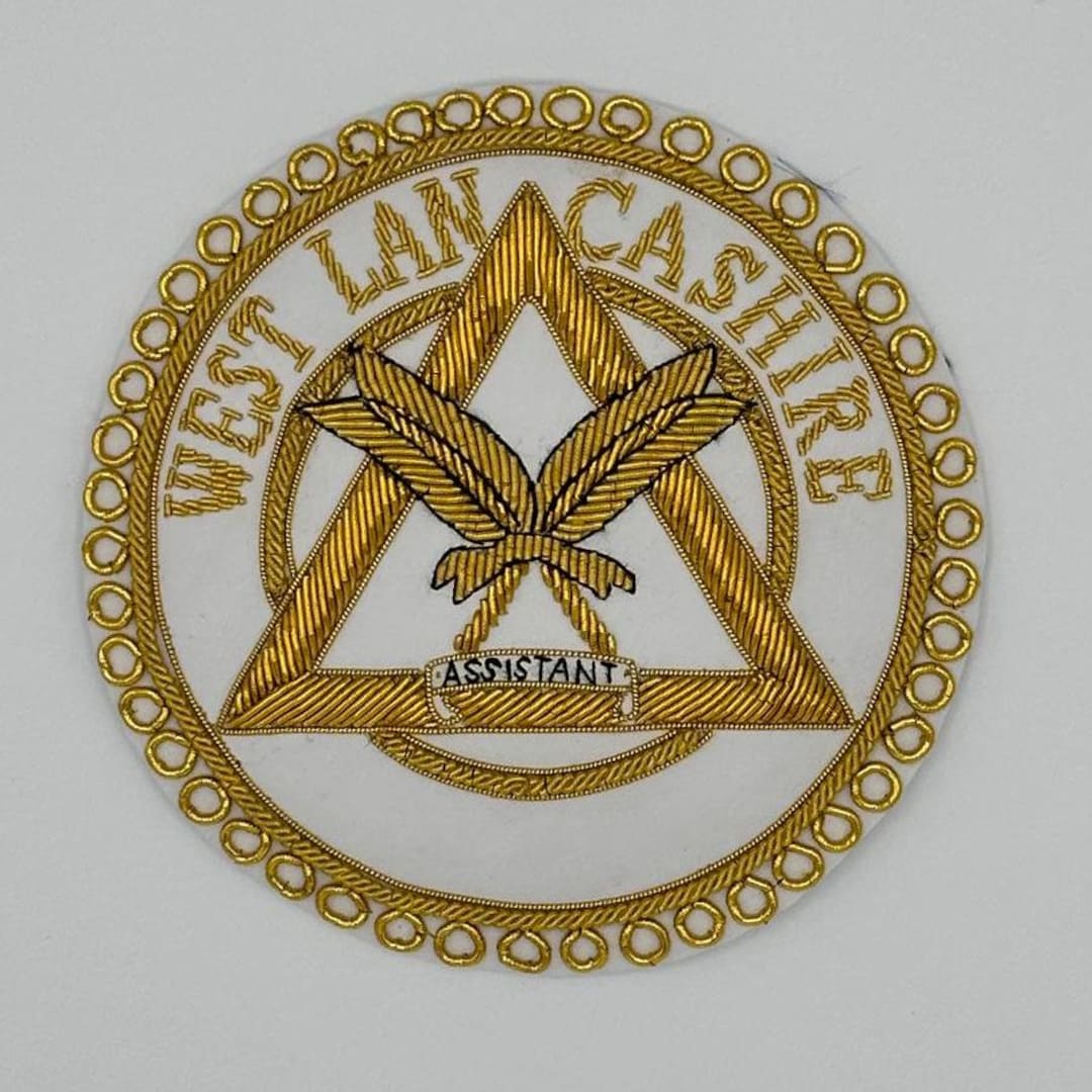 Masonic Regalia WEST LANCASHIRE ASSISTANT Full Dress Apron Badge - Etsy