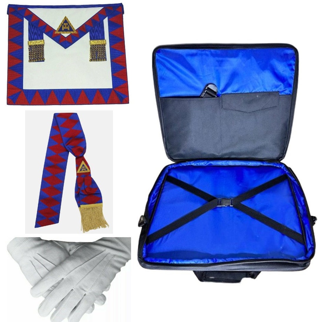 Masonic Regalia Soft Case Bag Royal Arch Provincial Apron Lambskin ...