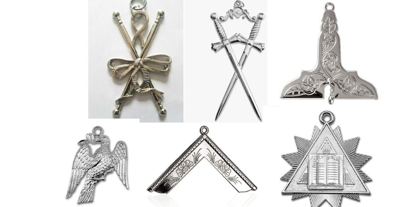 Jewels for Masonic Regalia Masonic Craft Officer Jewels for Collars ...