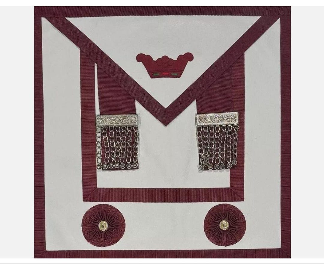 Masonic Regalia Order of Athelstan Member Apron Genuine Lambskin BRAND ...