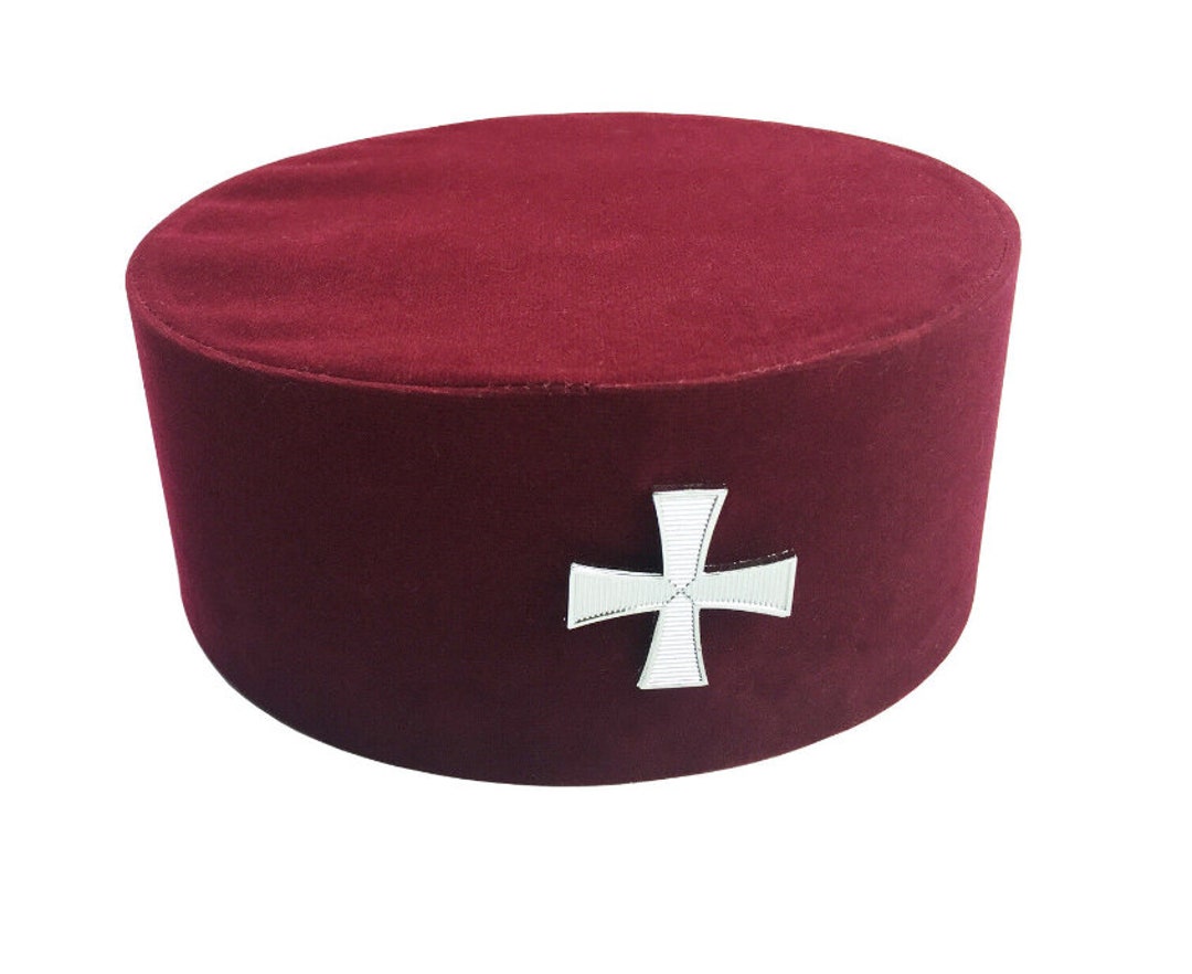 High-quality, Brand-new Masonic Knights Templar Cap With Badge, KT ...