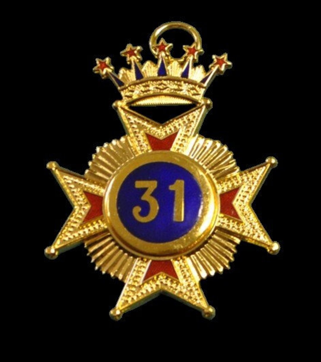 Masonic Regalia Rose Croix 31st Degree Star Jewel TOP QUALITY NEW - Etsy