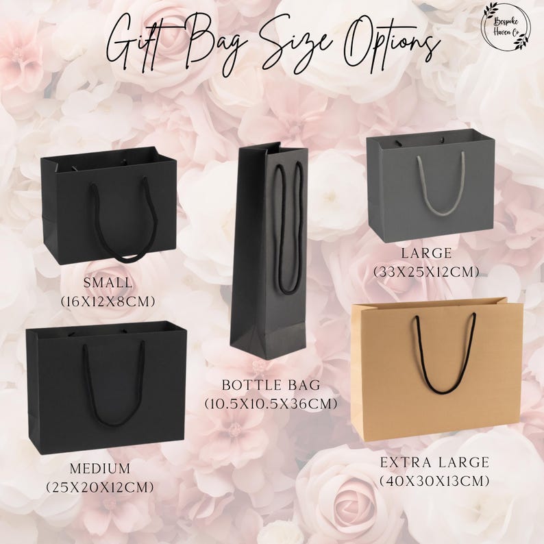Five Senses Luxury Gift Bags, Taste, Touch, Smell, Sound & Sight Luxury ...