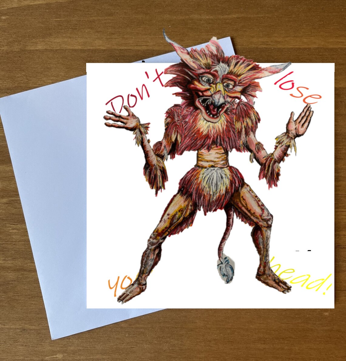 Firey From Labyrinth, Inspired, Moving Interactive Greetings Card ...