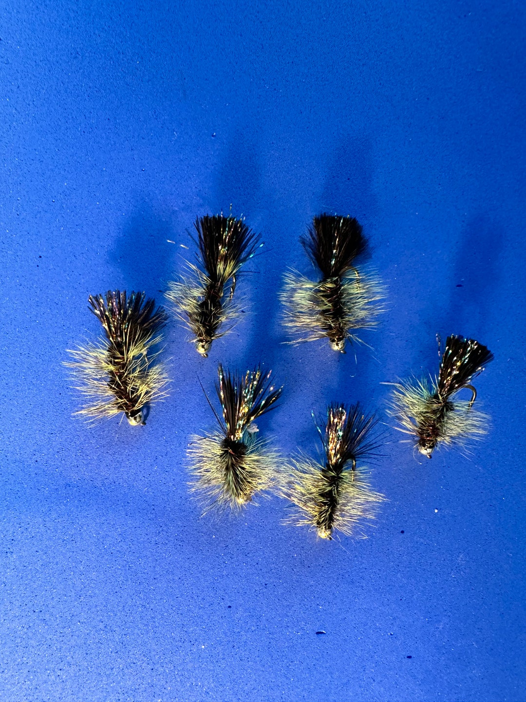 Black and Green Grizzly Hackle Woolly Bugger - Etsy