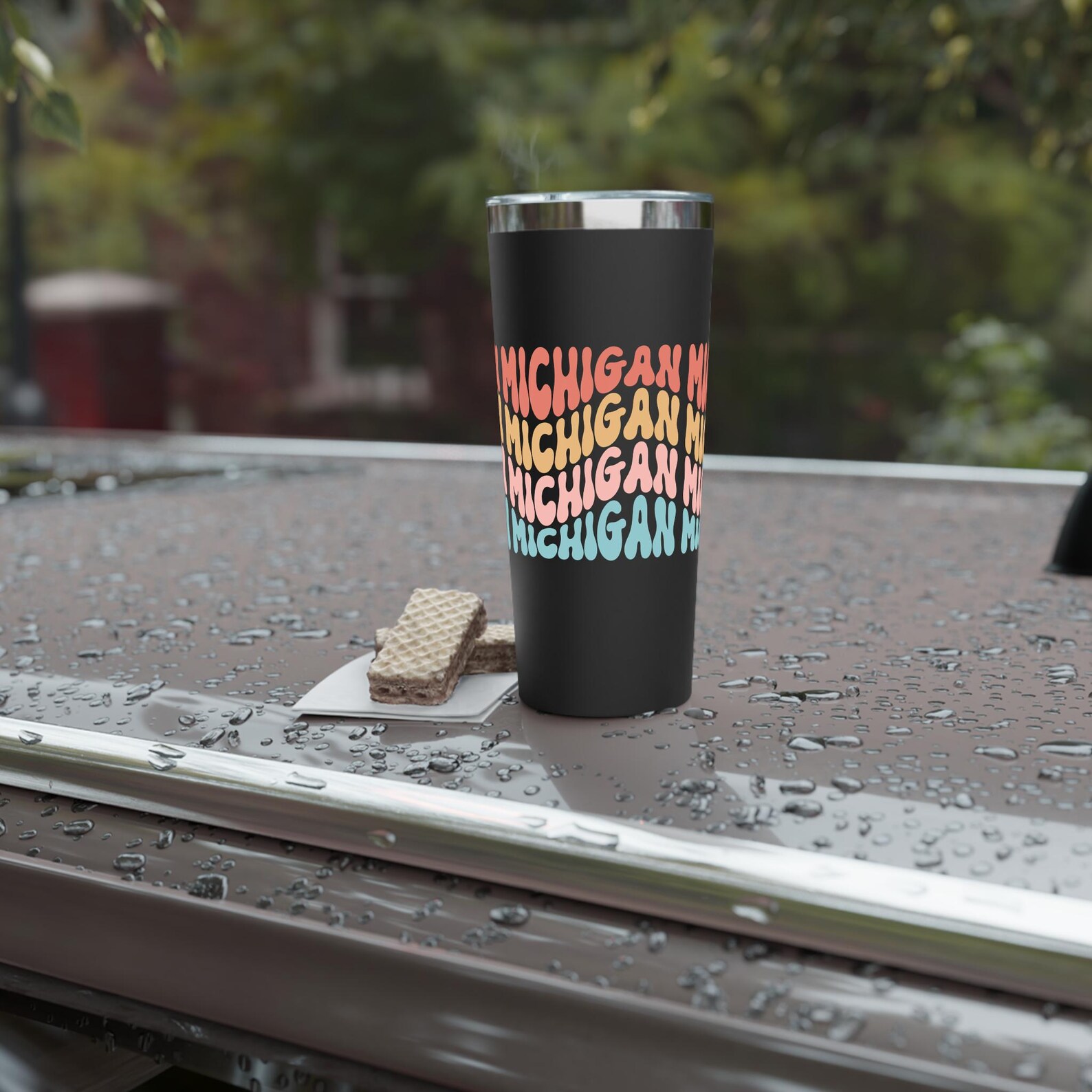 Michigan Retro Pastel Copper Vacuum Insulated Tumbler 22oz Must Have ...