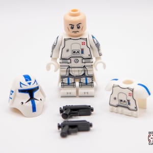 Captain Rex Snow Clone Trooper Custom Figure Star Wars Anakin 501st ...
