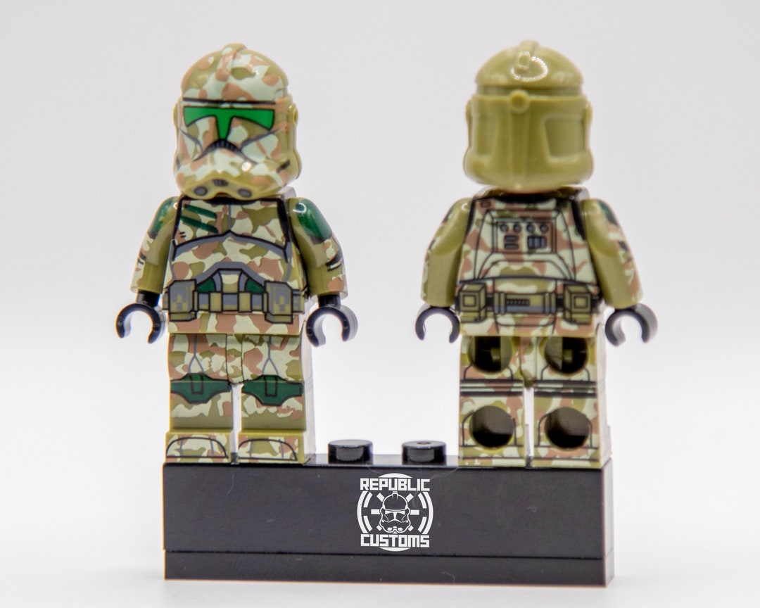 41st Battalion Clone Trooper Custom Figure Star Wars Commander Gree ...