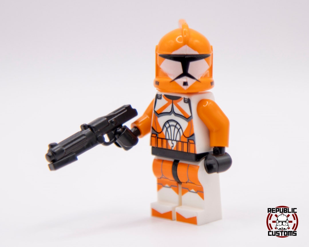 Bomb Squad Clone Trooper Custom Figure - Star Wars - Orange Phase 1 ...