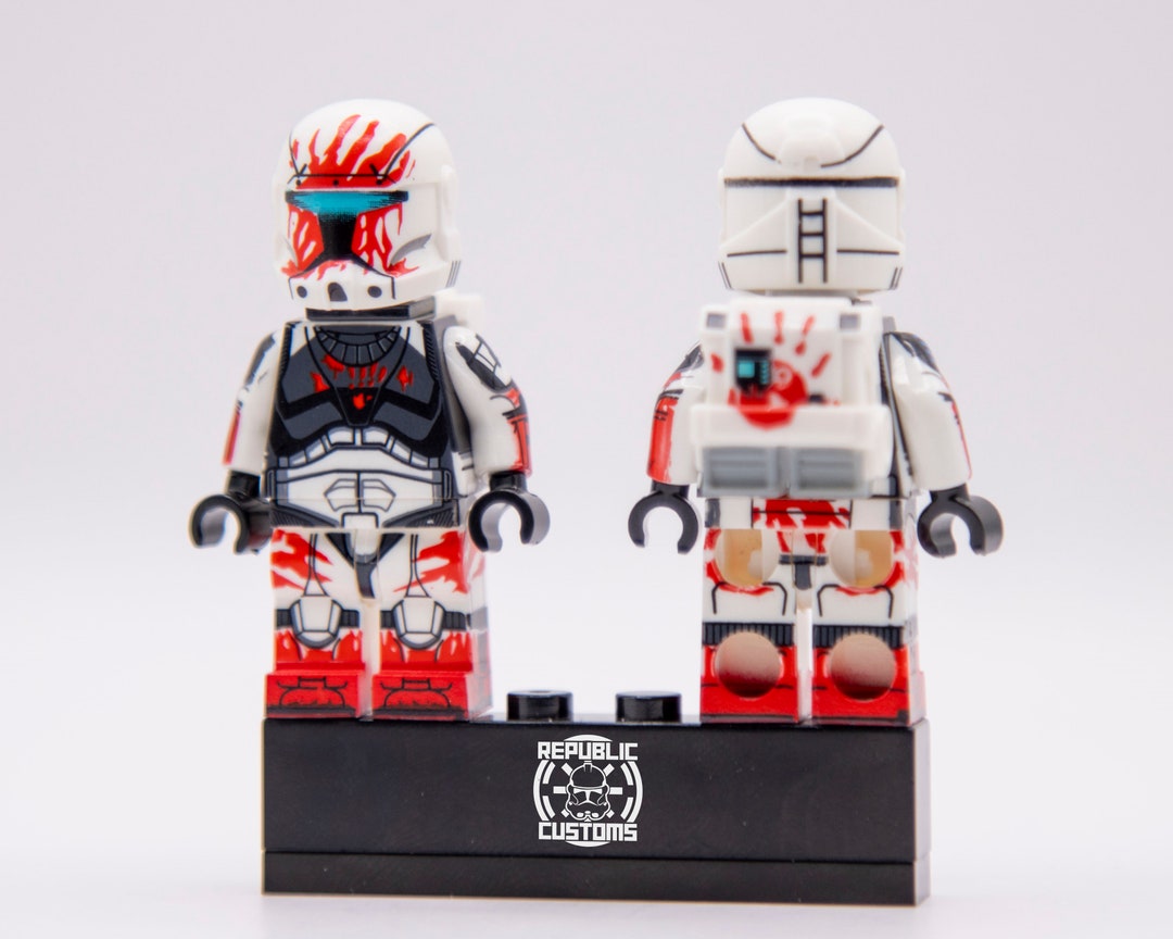 Sev Delta Squad Custom Figure Star Wars Republic Commando Red Clone ...