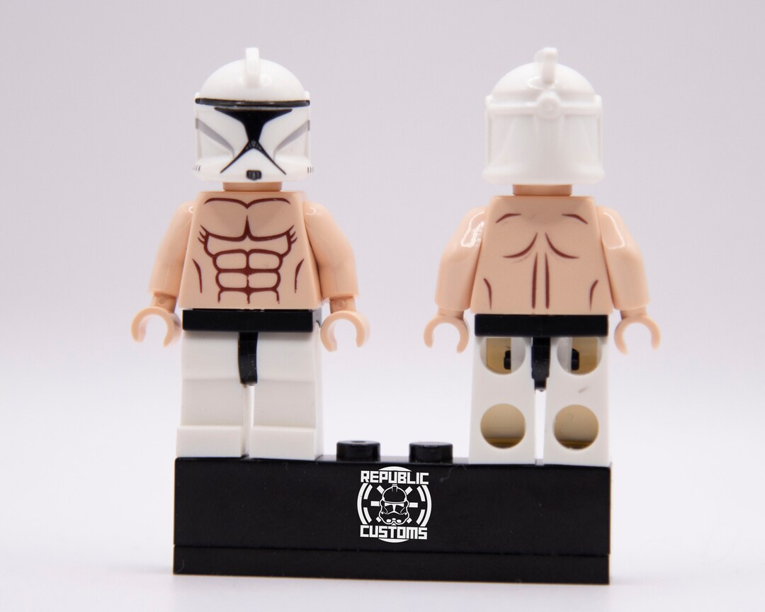 Shirtless Clone Trooper Custom Figure Star Wars Workout Clone Trooper ...