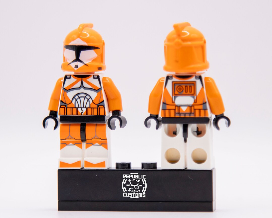 Bomb Squad Clone Trooper Custom Figure - Star Wars - Orange Phase 1 ...