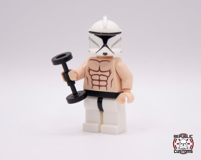 Shirtless Clone Trooper Custom Figure - Star Wars - Workout Clone ...