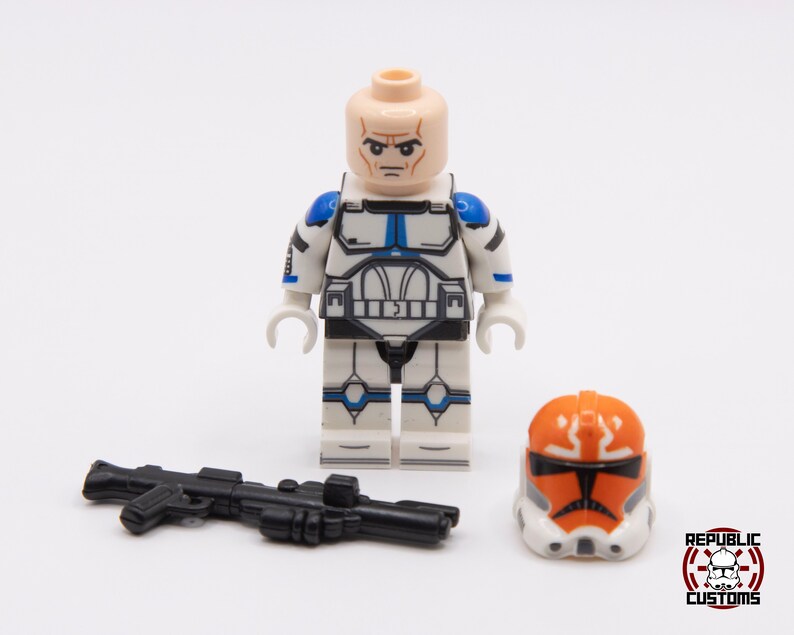 Ahsoka's 332nd Clone Custom Figure Star Wars 501st Blue Clone Trooper ...