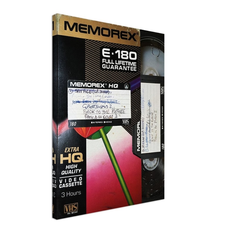 80s VHS Tape Canvas - Etsy