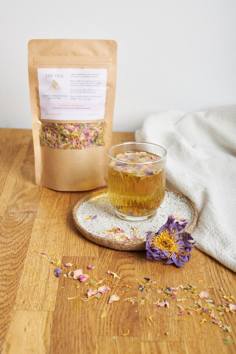 Yin Tea - Calming Flower Infusion - Etsy