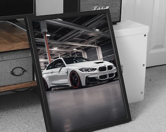 BMW G82 M4 Comp Poster caleb Senzel Spec, Car Posters, Cars, Wall Decor ...