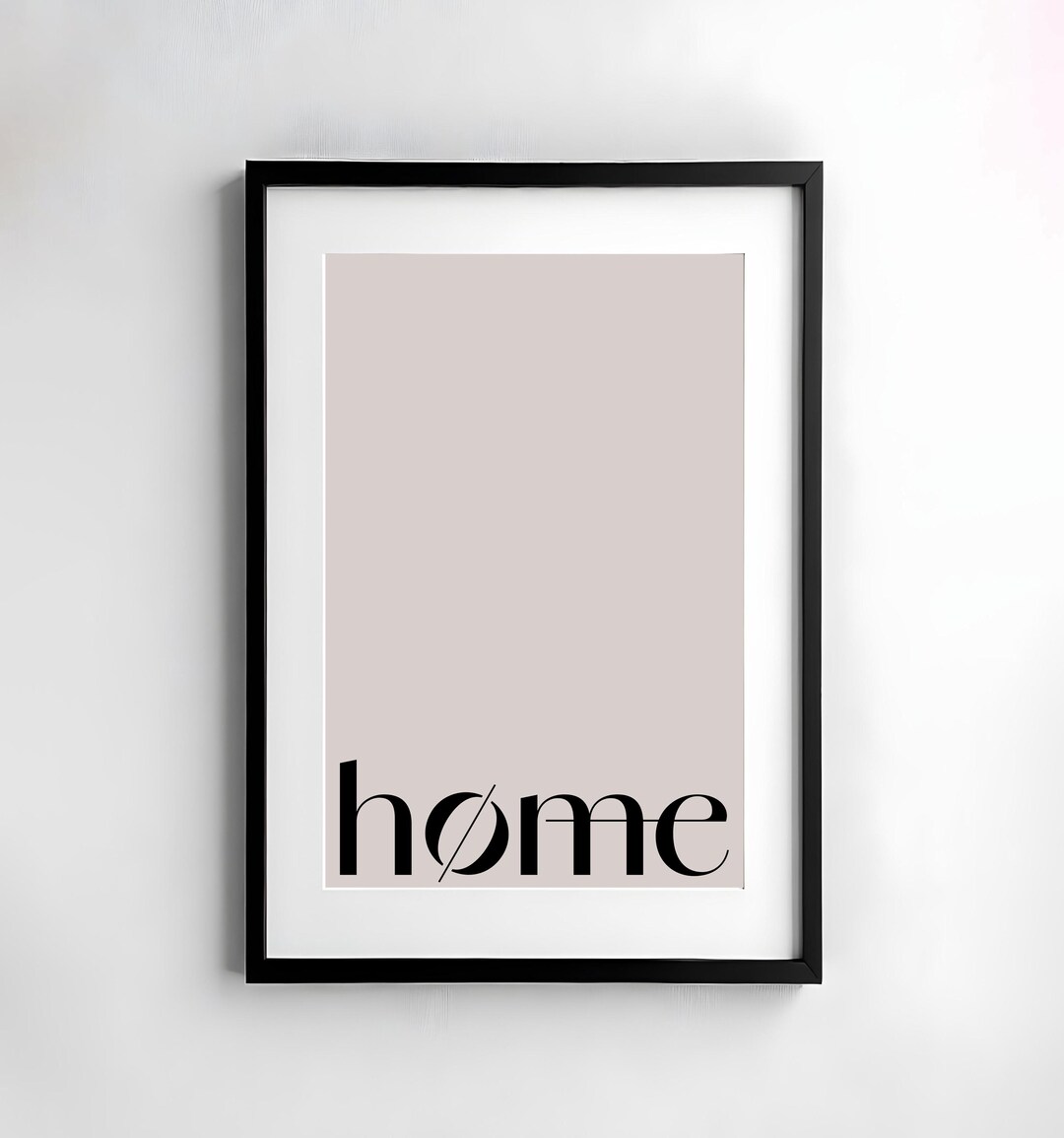 Bedroom Wall Art, Typography Text Print, Minimalist Wall Art, Words ...