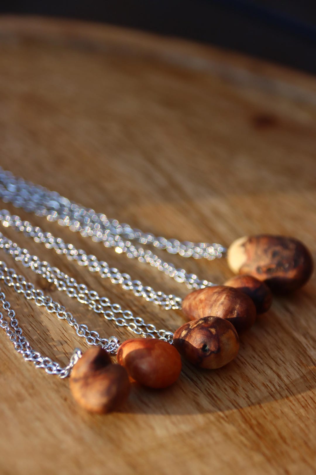 Tree Bead Necklace Etsy
