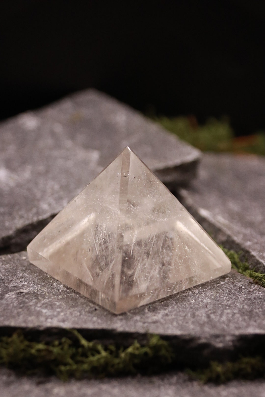Rock Crystal Pyramid - Etsy