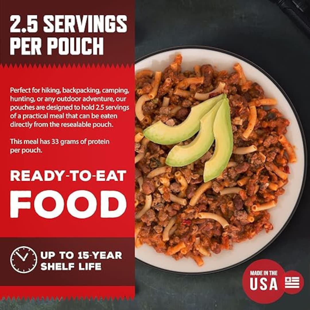 MRE Meals Food Ration Freeze Dried Food Meals Ready to Eat Backpacking ...