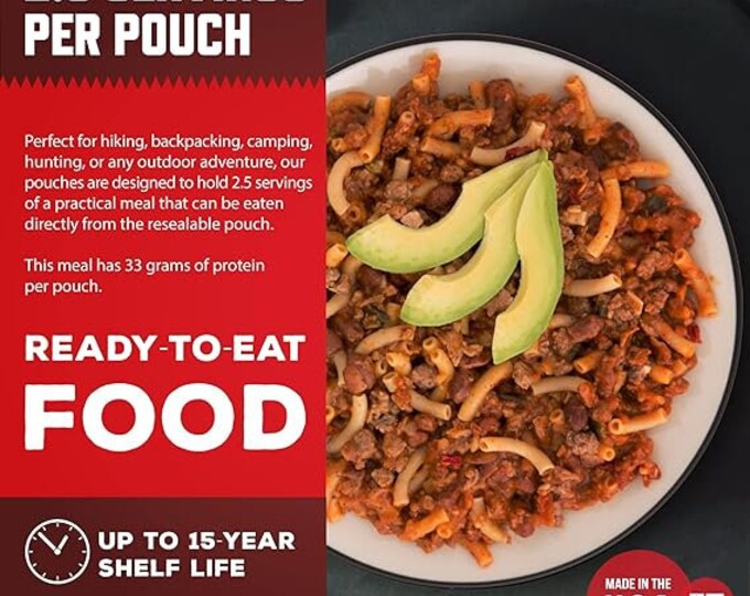 MRE Meals Food Ration Freeze Dried Food Meals Ready to Eat Backpacking ...