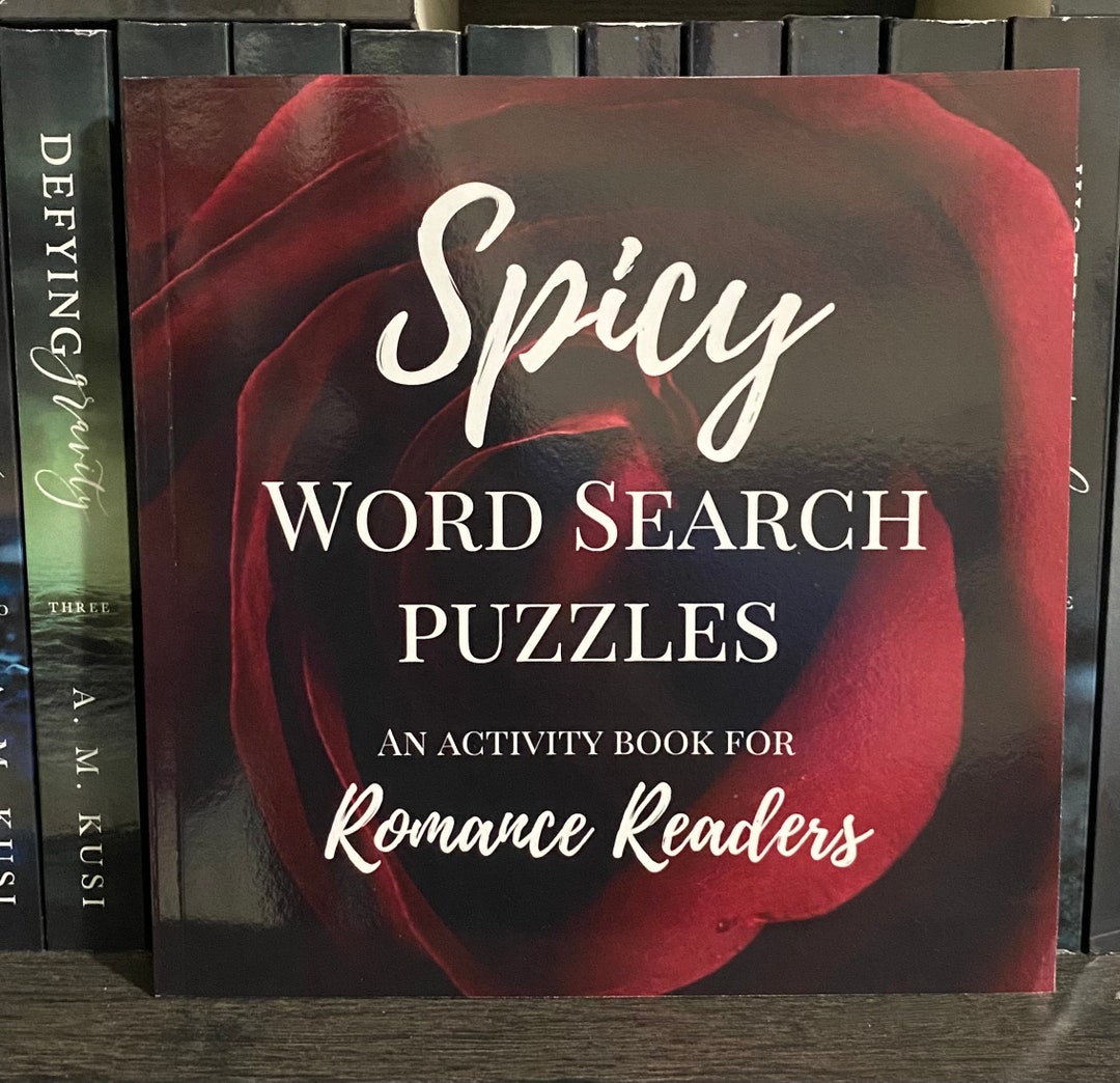 Spicy Word Search Puzzles Activity Book for Romance Readers | Signed ...