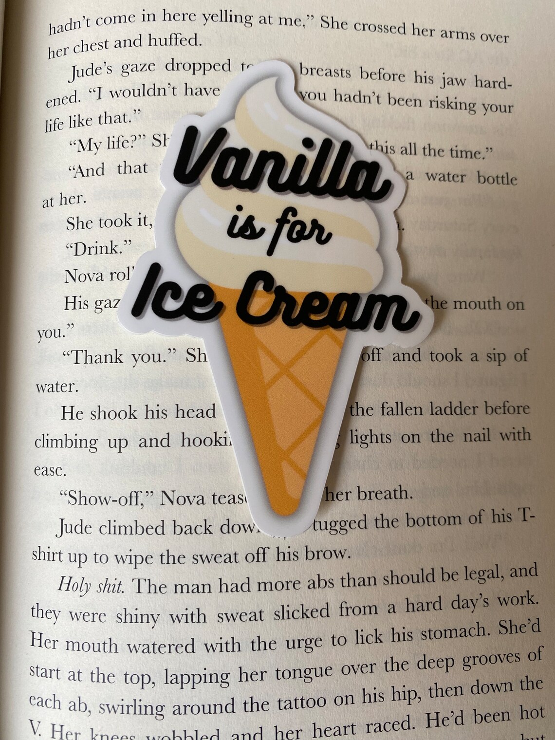 Vanilla is for Ice Cream Sticker Die Cut Kinky Stickers Smutty Romance ...