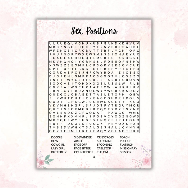 10 Smutty Printable Word Search Puzzles for Romance Readers | Fun Smut ...