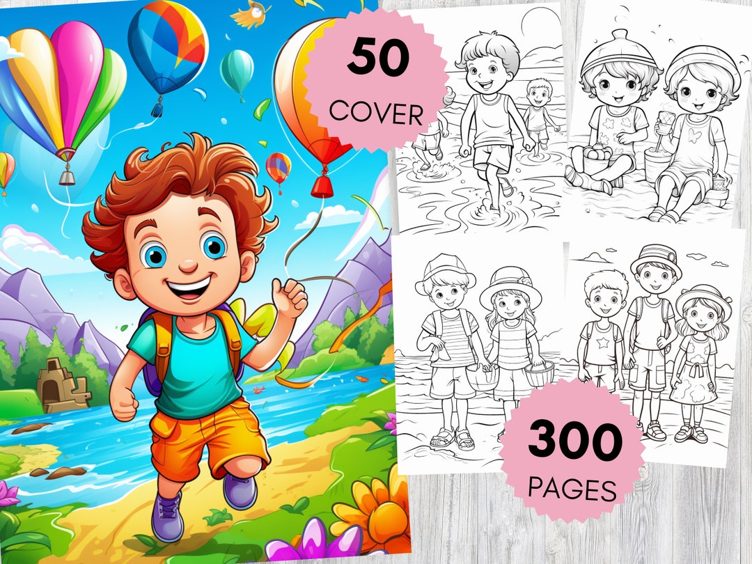 Summer Coloring Pages, 300 Printable Summer Holiday Coloring Pages for ...