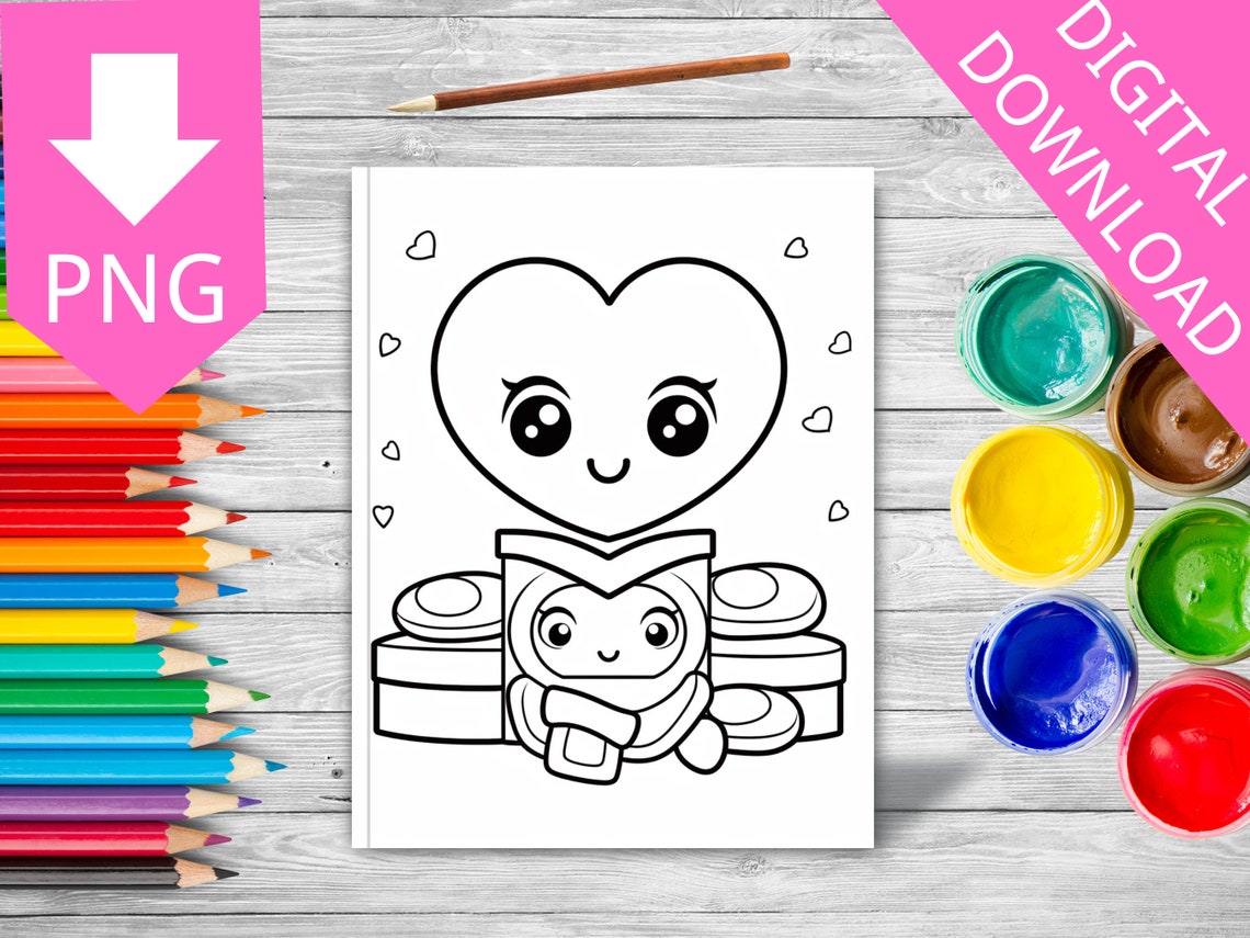 Sweets Coloring Pages for Kids, Sweets Printable, Coloring Pages of Ice ...