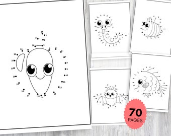 Elephant Extreme Dot to Dot PDF Activity and Coloring Page - Etsy Canada