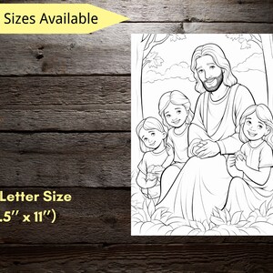 100 Bible Coloring Pages / Bible Coloring Book / Christian Coloring ...