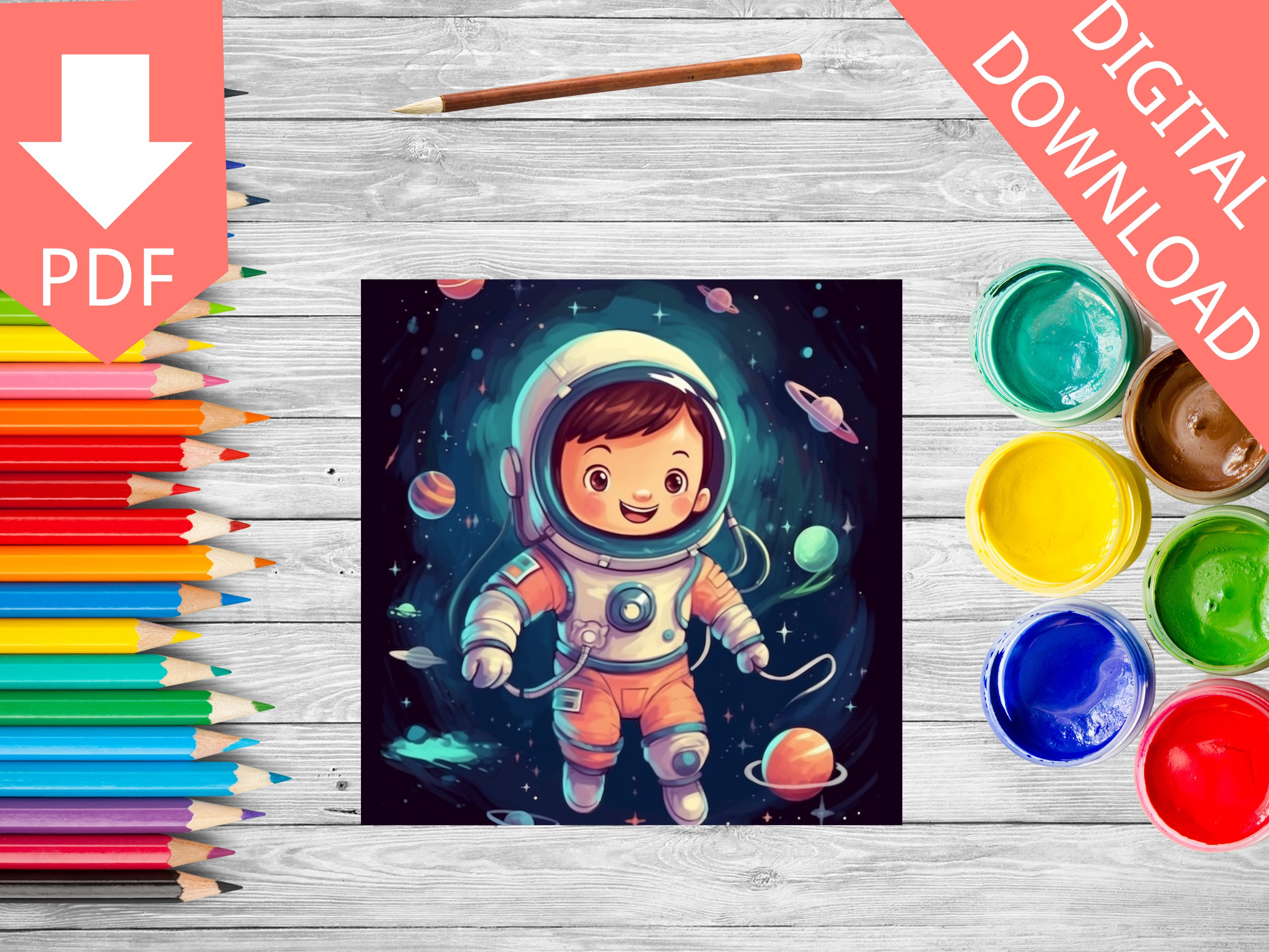 Space Coloring Pages | Space Coloring Pages for Kids | Outer Space ...