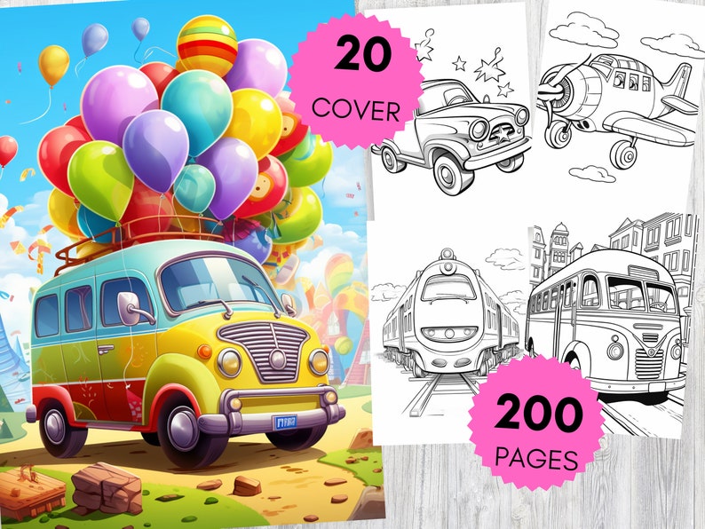 Vehicle Coloring Pages 200 Printable Vehicle Coloring Pages for Kids ...