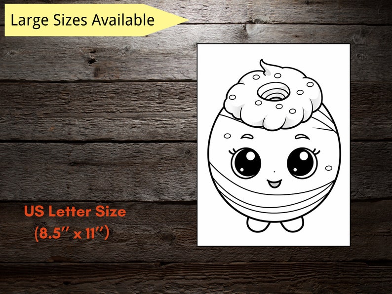 Cute Food Coloring Pages, Kawaii Food Printable, Funny Pizza Coloring ...