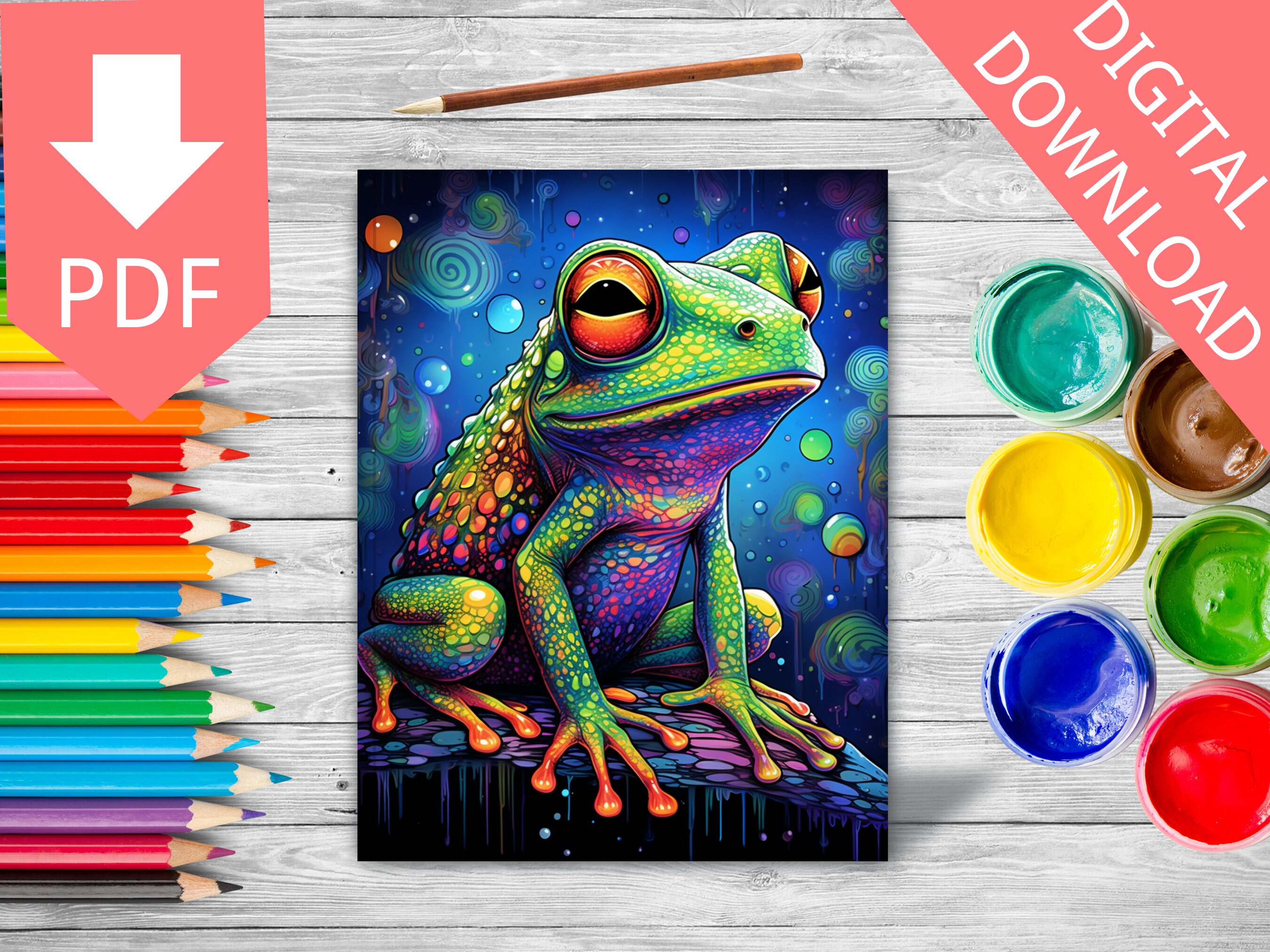 Cozy Frogs Coloring Page Set Frog Coloring Pages Cozy Coloring Pages ...