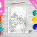 100 Vintage Fairytale Coloring Pages for Adults- Png Pdf Jpg Download ...