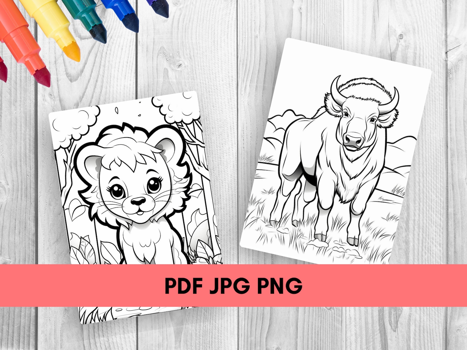 50 Safari Animals Coloring Pages for Kids | Safari Coloring Pages ...