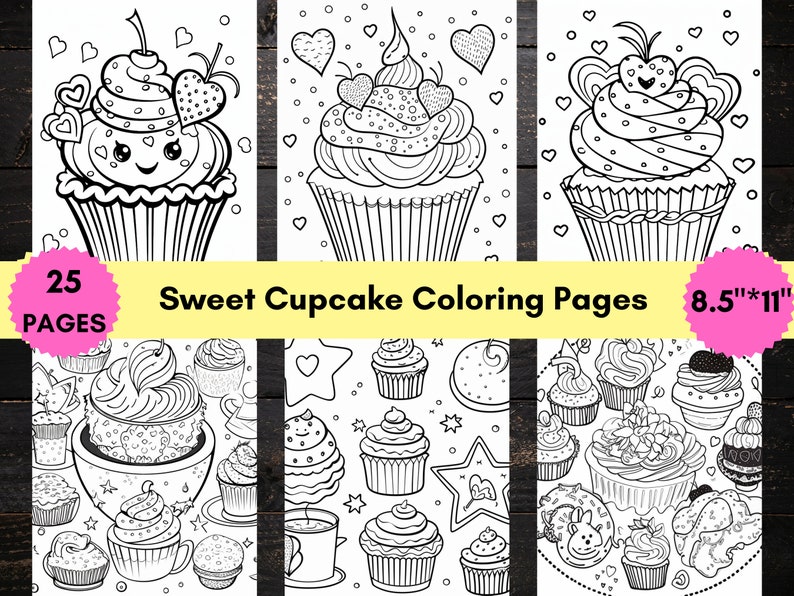 Sweets Coloring Pages for Kids, Sweets Printable, Coloring Pages of Ice ...